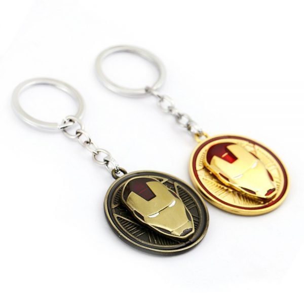 Rotating Iron Man Keychain
