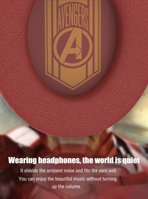 Marvel Foldable Wireless Headset - Iron Man
