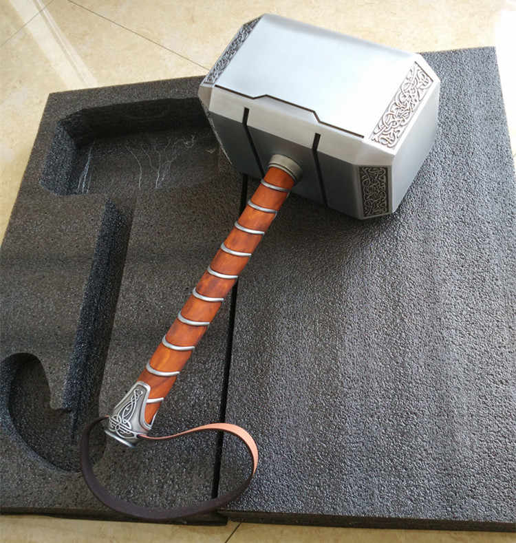 Full Metal Thor Hammer Mjolnir Prop Replica